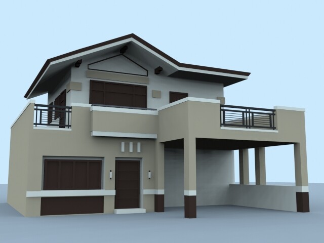 ArtStation - 3D House Modelling