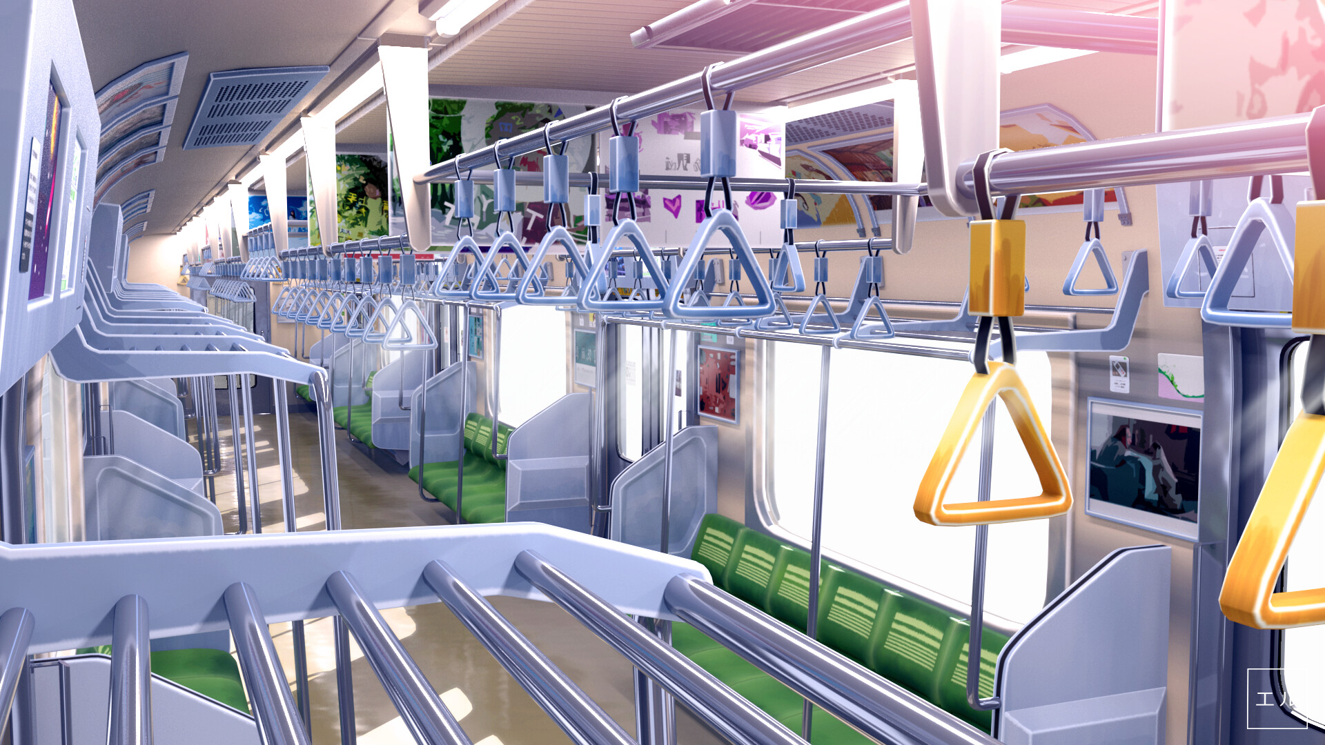 Elson Tan - Train Interior 電車内 ( Afternoon )