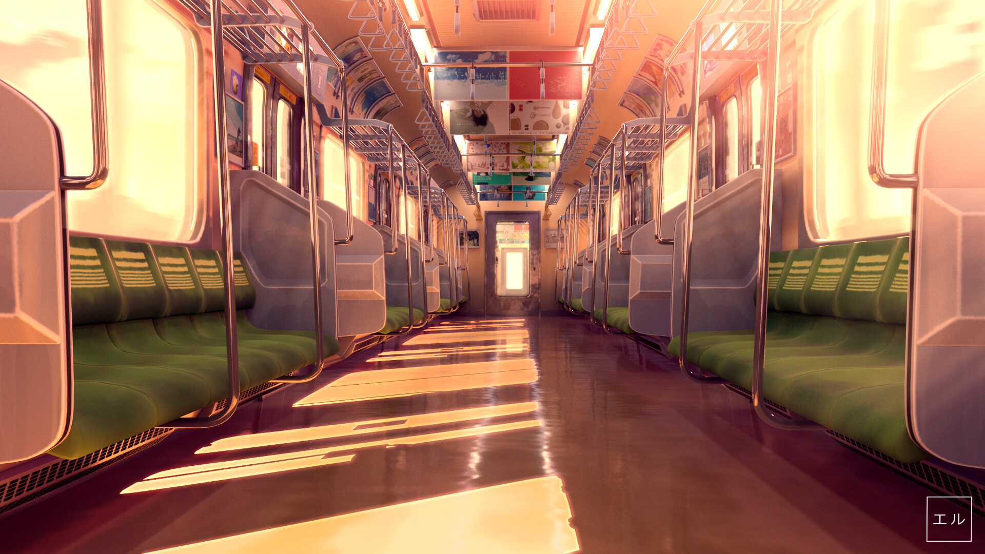 Elson Tan - Train Interior 電車内 ( Evening )