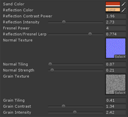 Eliott MORET - Water & Sand shaders
