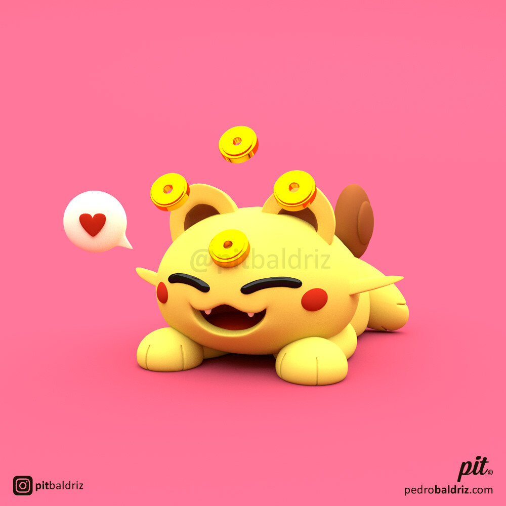 ArtStation - Meowsy the Beta Pokémon