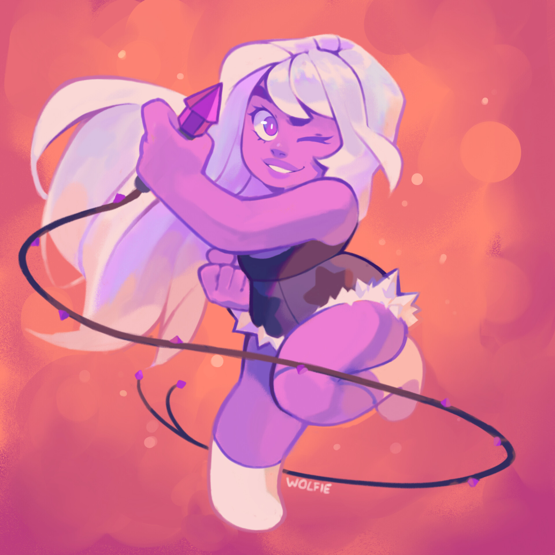 ArtStation - Amethyst painting study