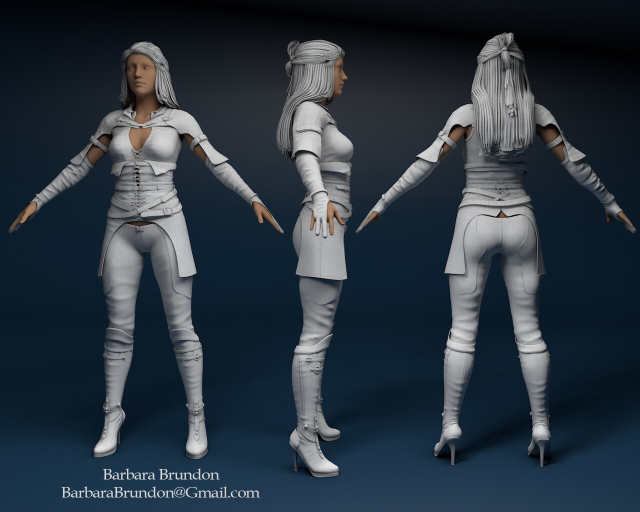 Barbara Brundon - 3D Characters by Barbara Brundon