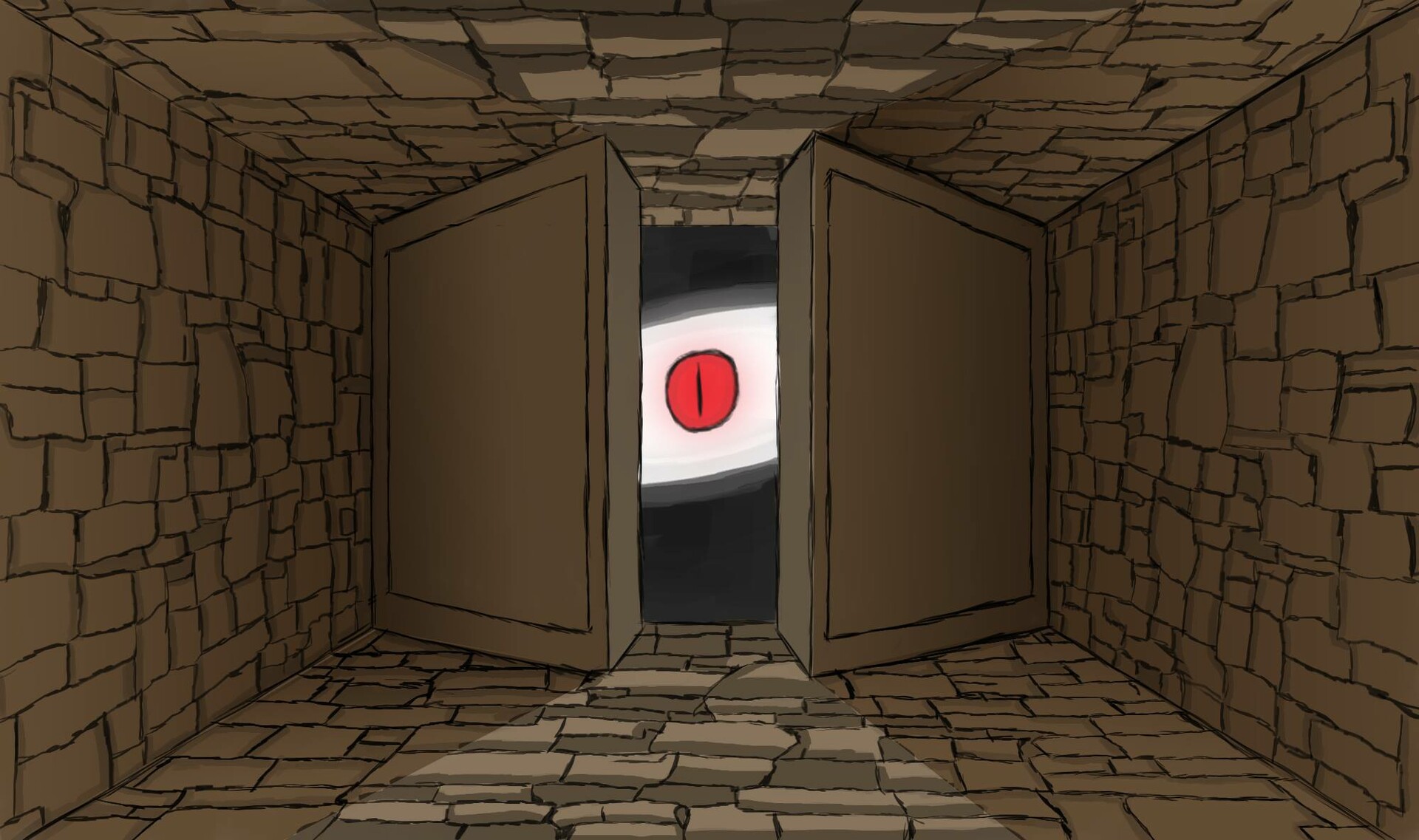 ArtStation - Monster Gate - 2D Art