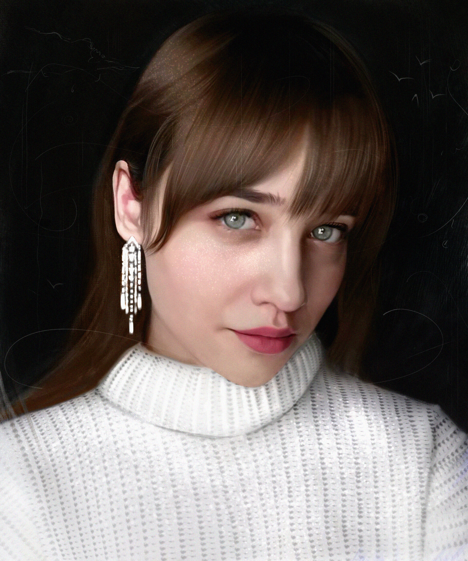 ArtStation - Realistic portrait. Insta girl!