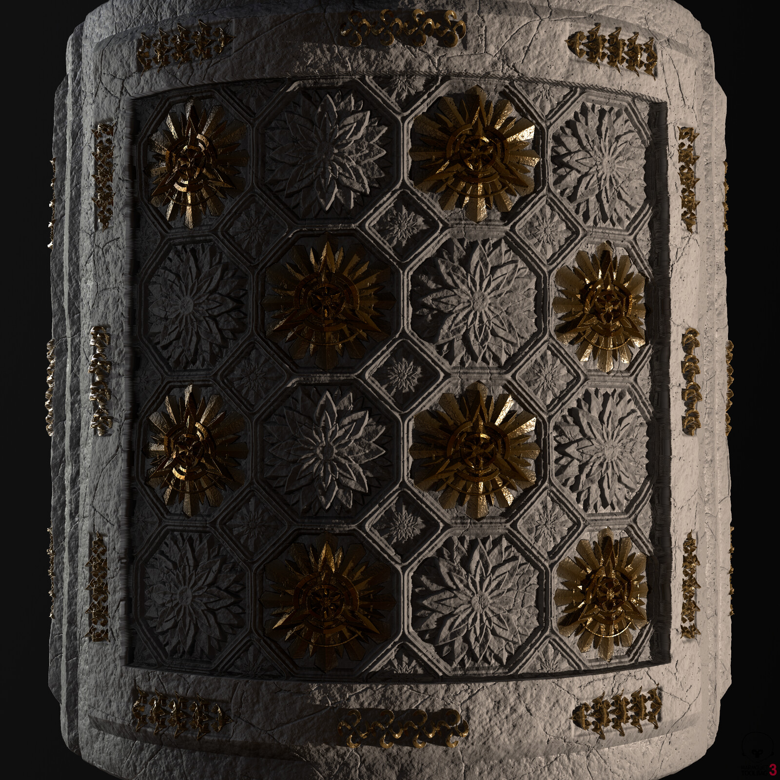 Bo Williams - Ancient Offering Base Sculpted Look - Substance Designer