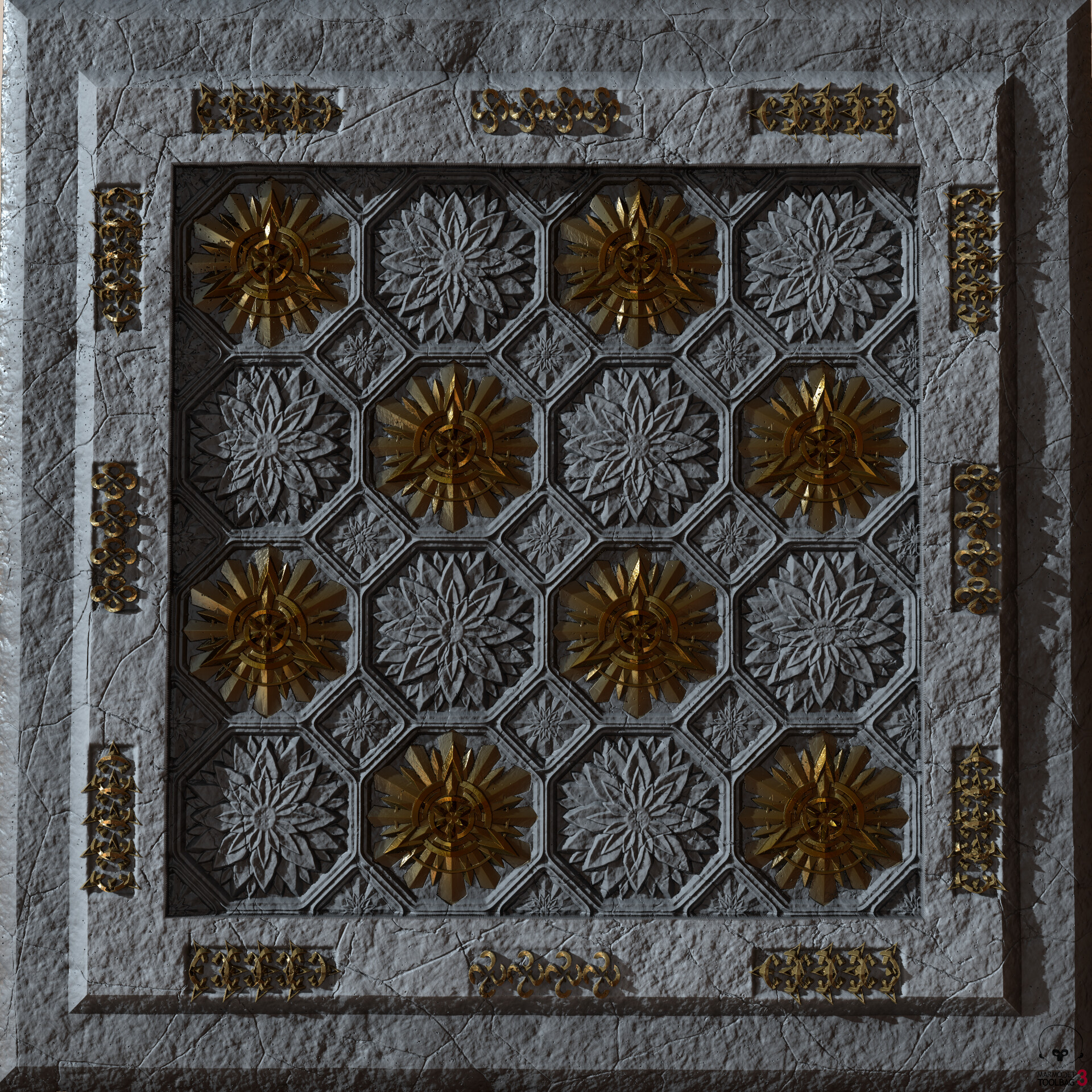 Bo Williams - Ancient Offering Base Sculpted Look - Substance Designer