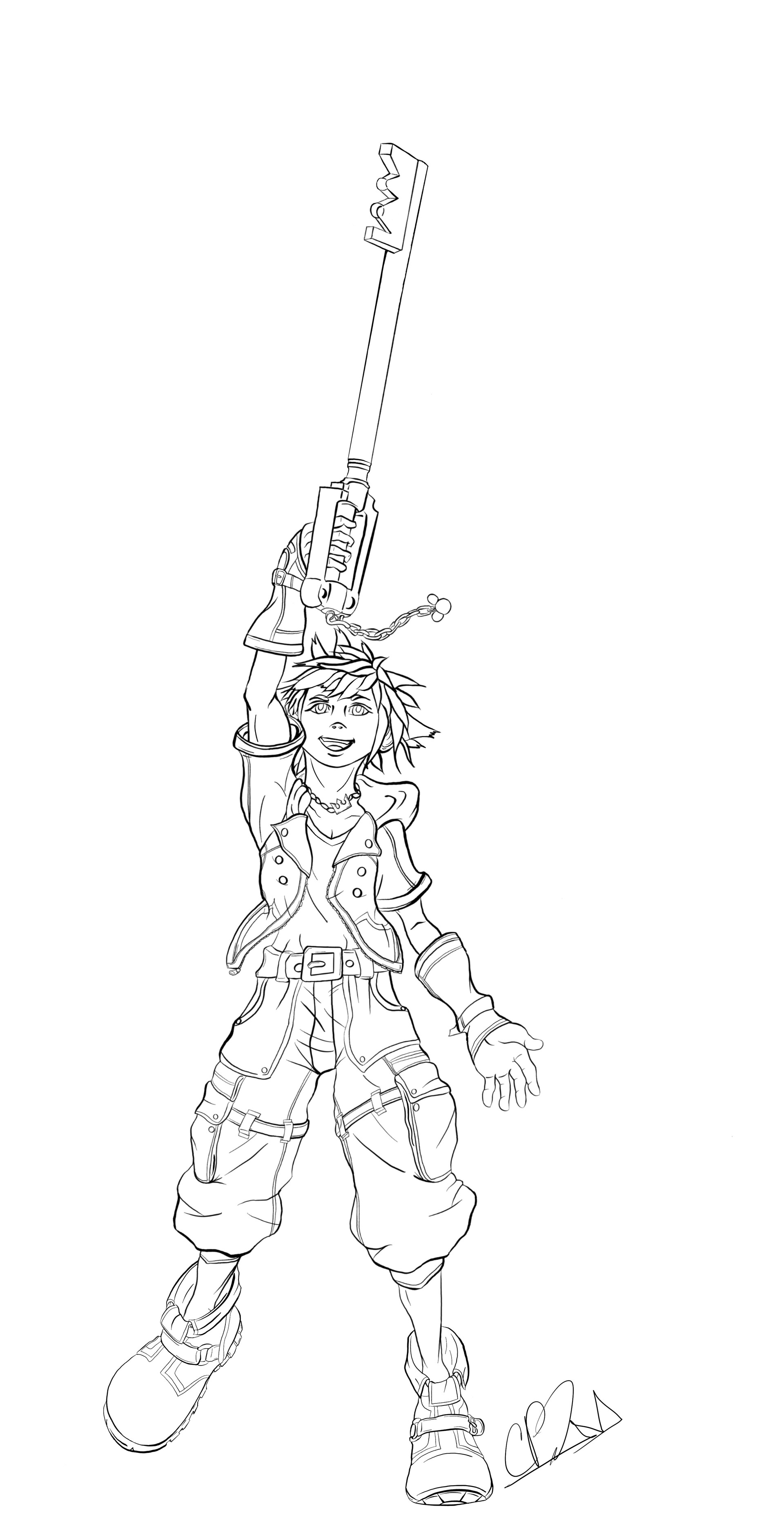 kingdom hearts 3 coloring pages