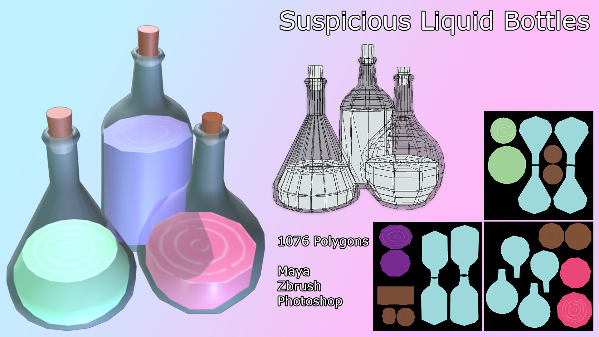 ArtStation - Suspicious Liquid Bottles