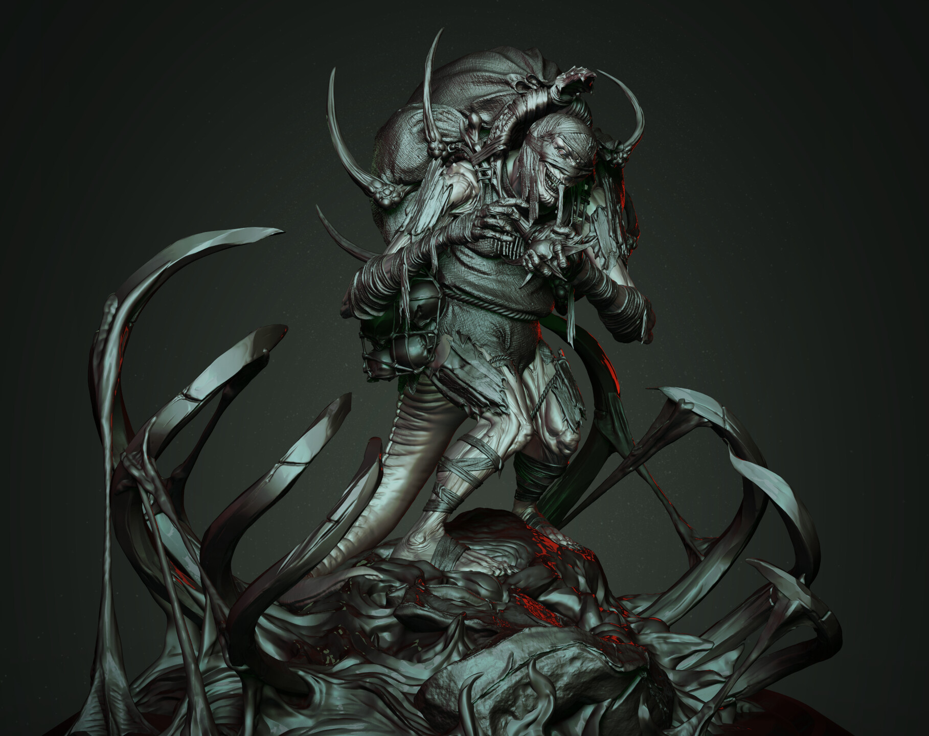 Ilya Kalmikov - Bone Collector (MTG fan art)
