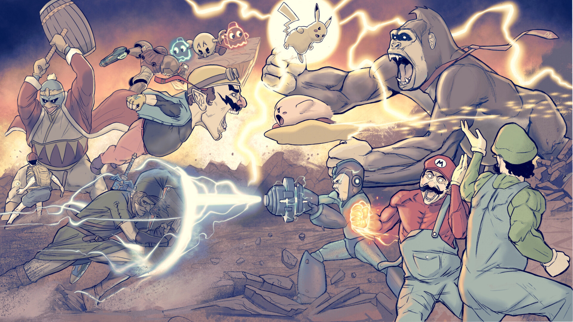 ArtStation - Smash bros fan art