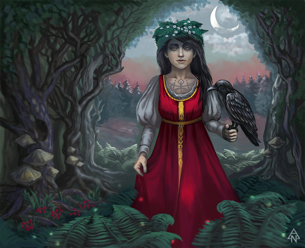 ArtStation - Forest witch