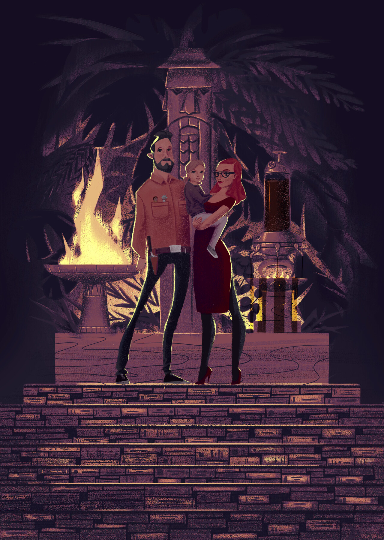 ArtStation - A commission I did for the couple :)