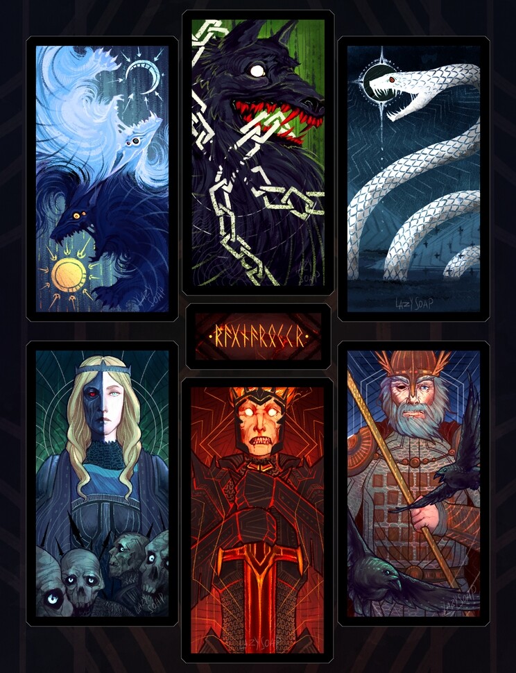 ArtStation - Ragnarok cards - NKS Bingo III