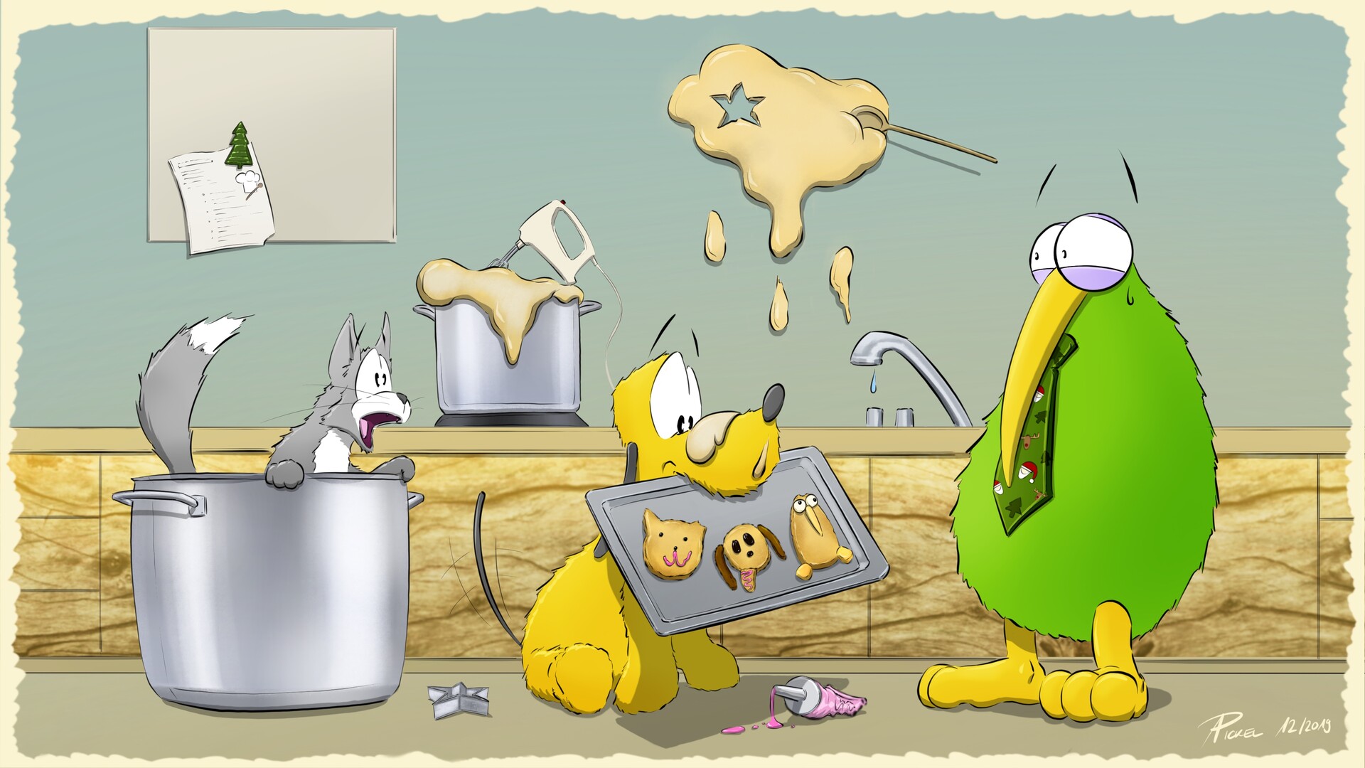 ArtStation - Day 085 Christmas Bakery