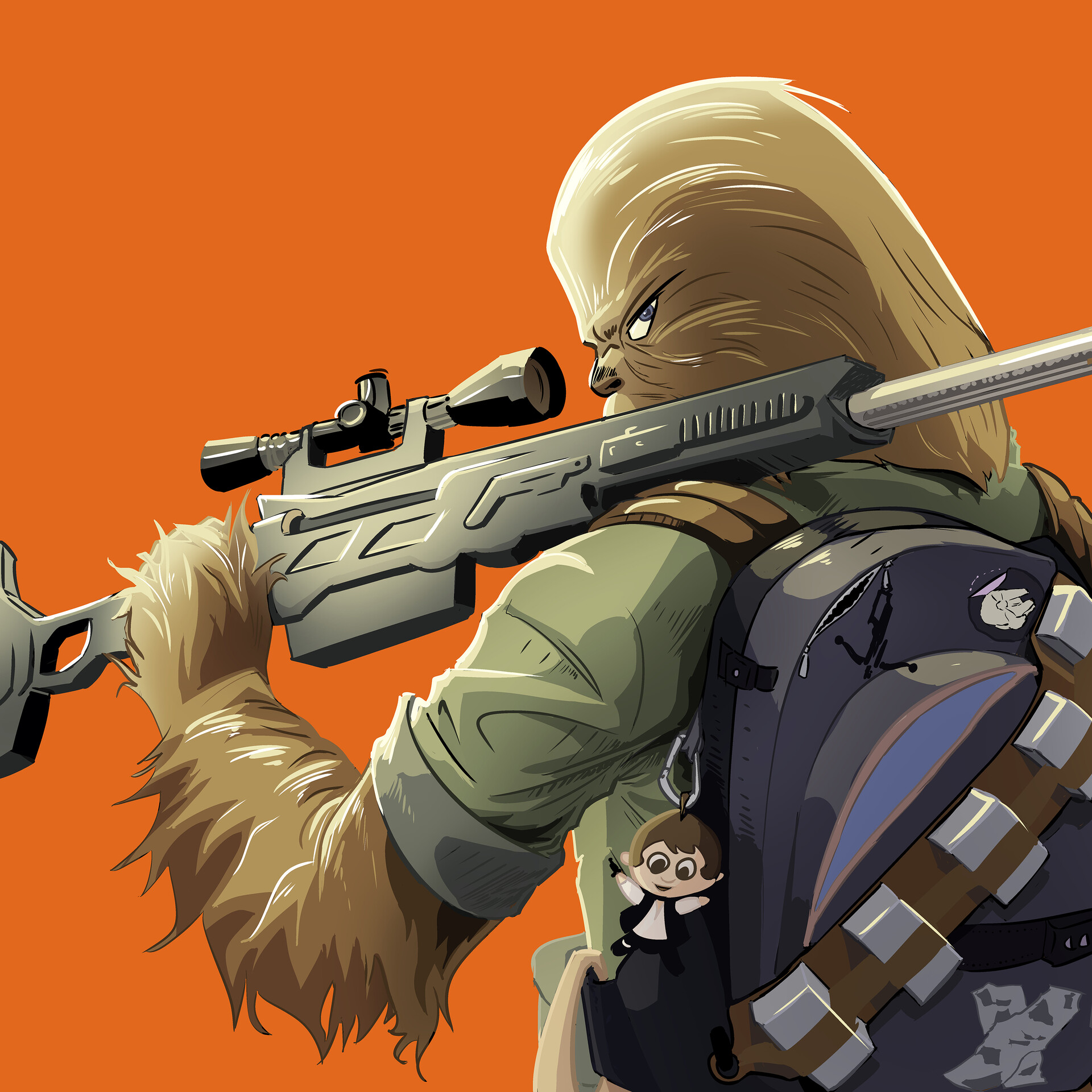 ArtStation - Wookie Commission