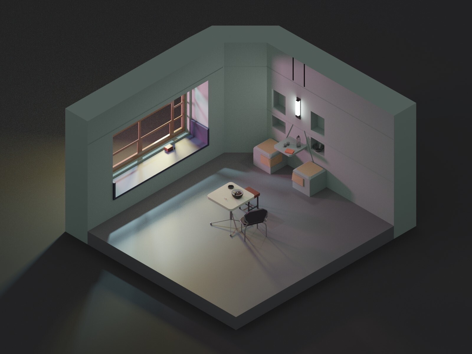 ArtStation - K’s room, Blade Runner 2049