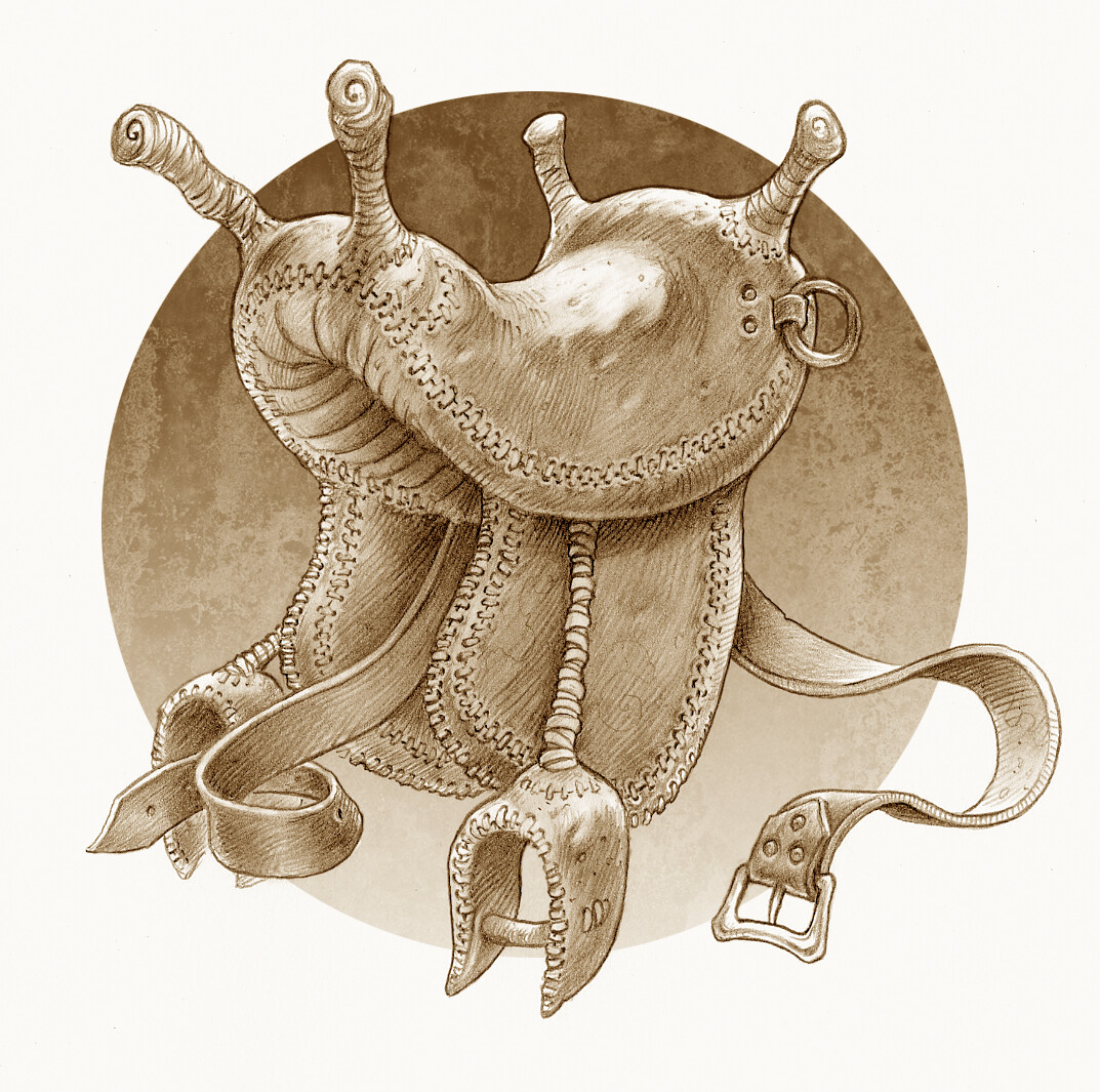 ArtStation - The Snail - Your Basic Dragon Saddle