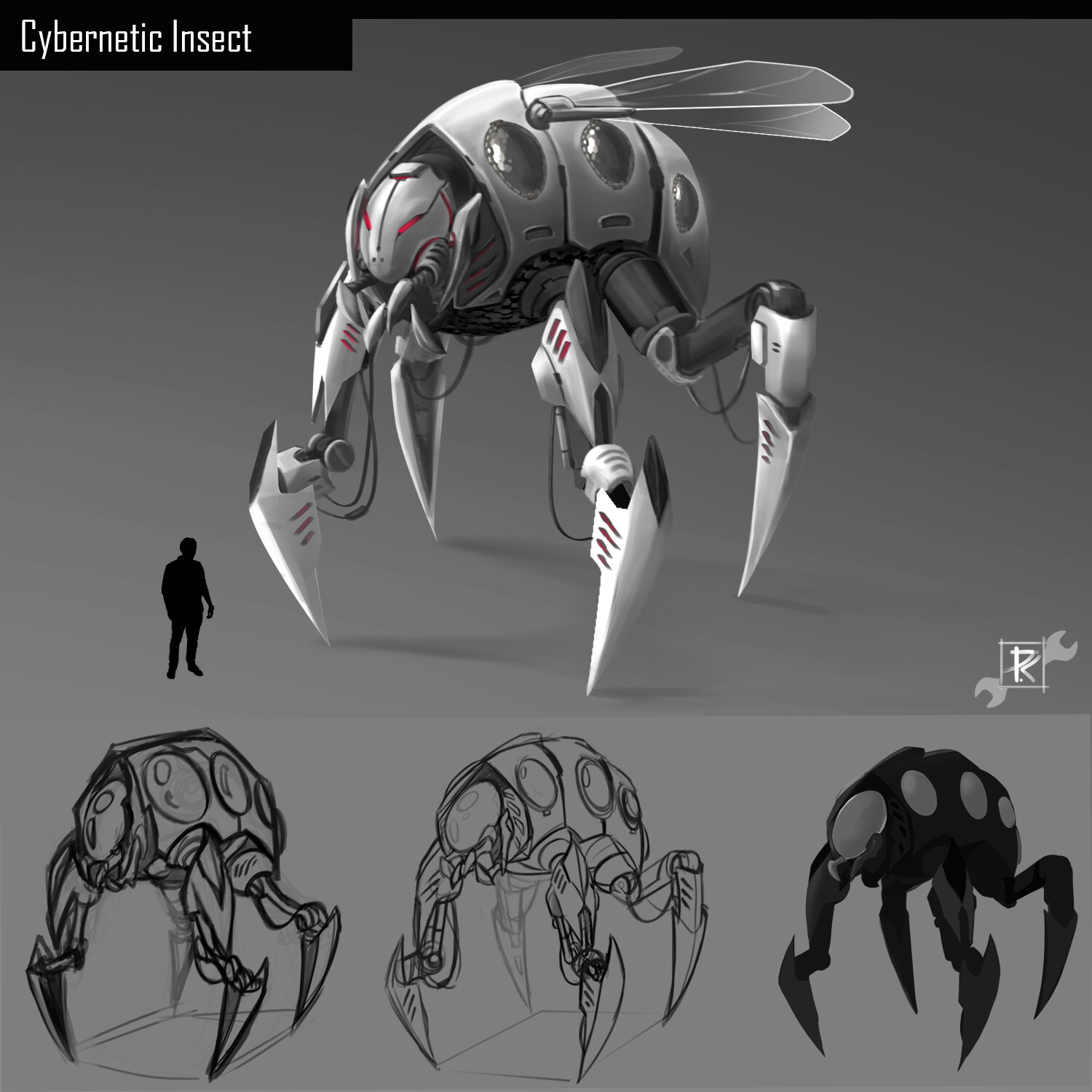 ArtStation - Cybernetic Insect_Concept