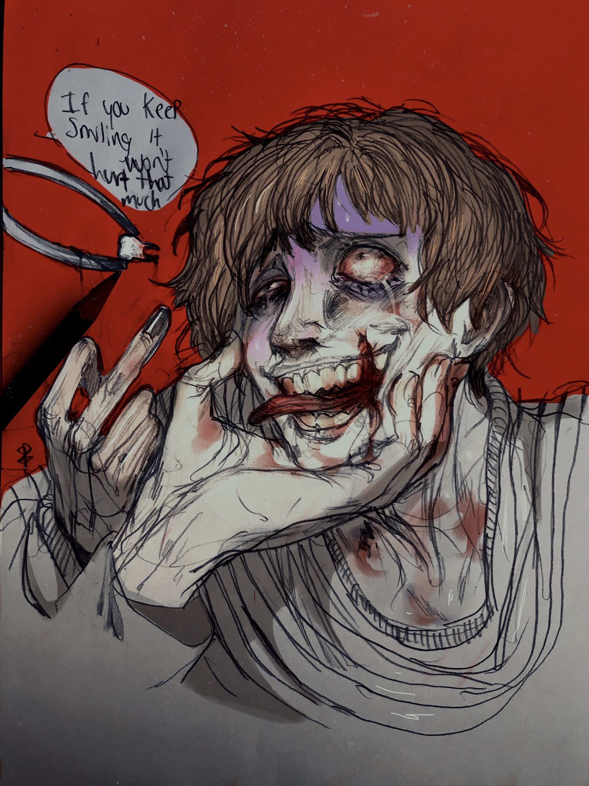 how to draw gore tumblr