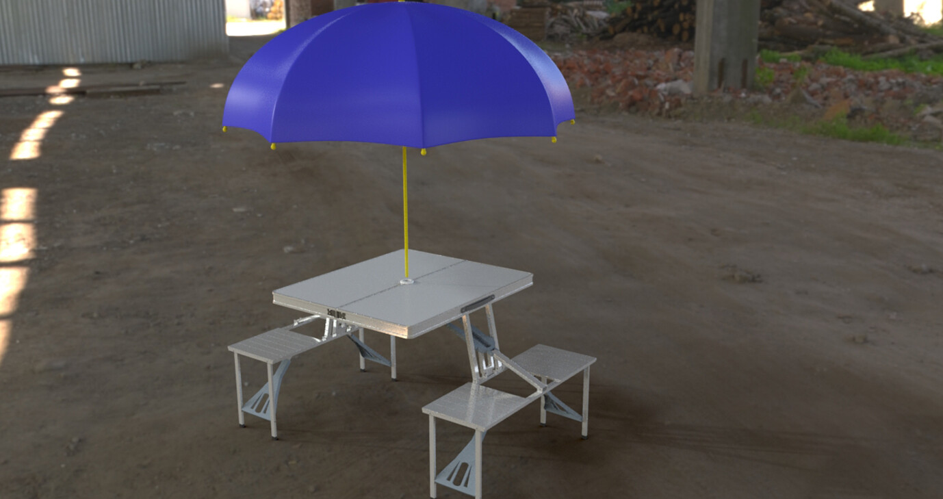 ArtStation - 3D Folding Table