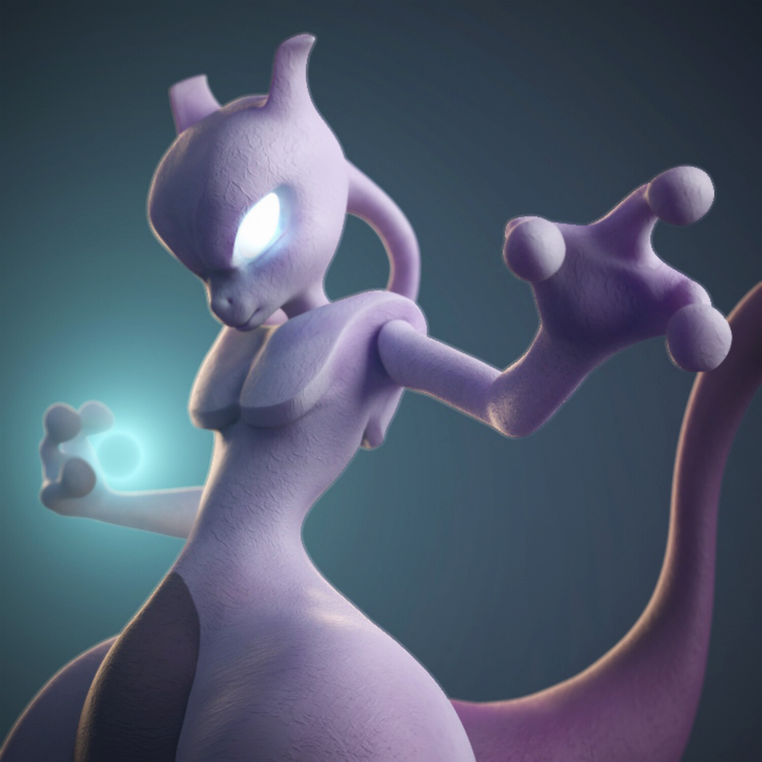 ArtStation - Mewtwo Sculpt