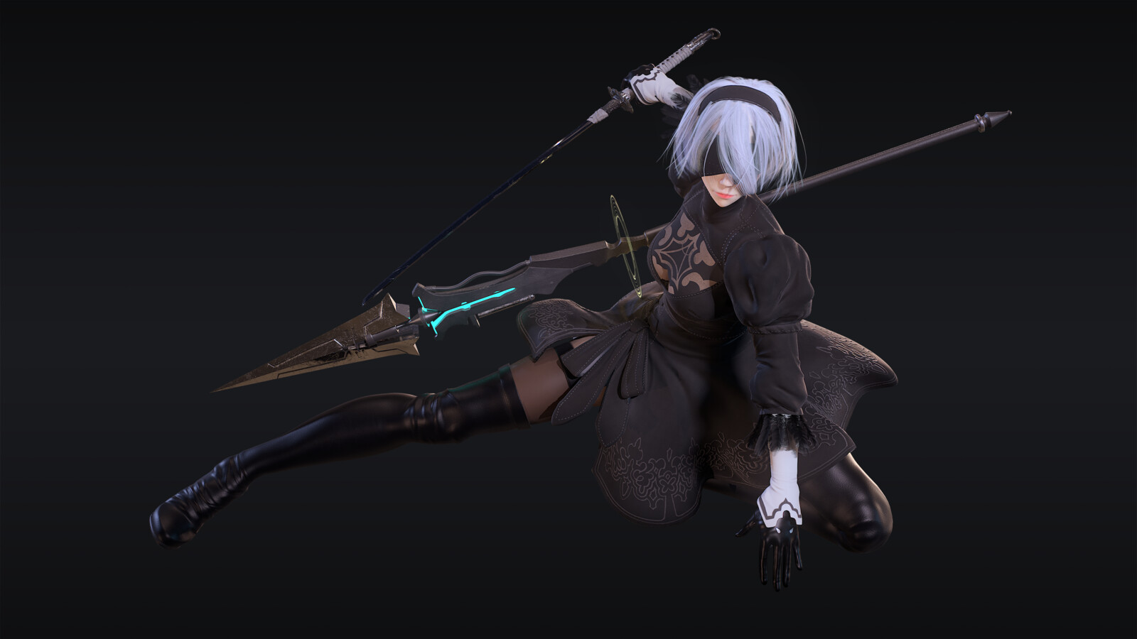 Elisha Smith - 2B - NieR: Automata