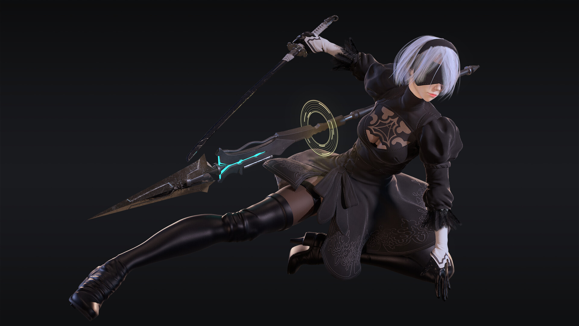 Elisha Smith - 2B - NieR: Automata