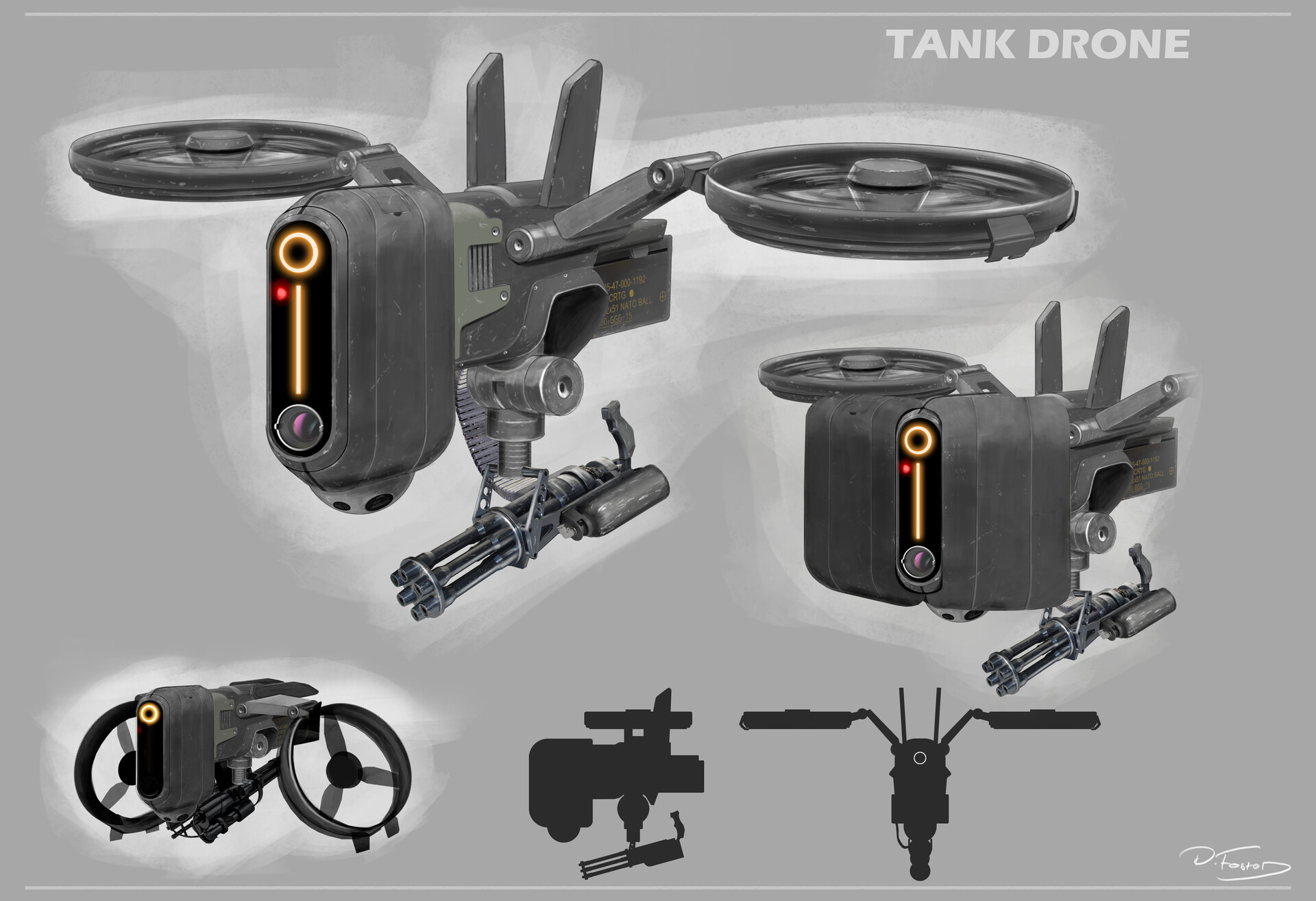 ArtStation - Tank Drone