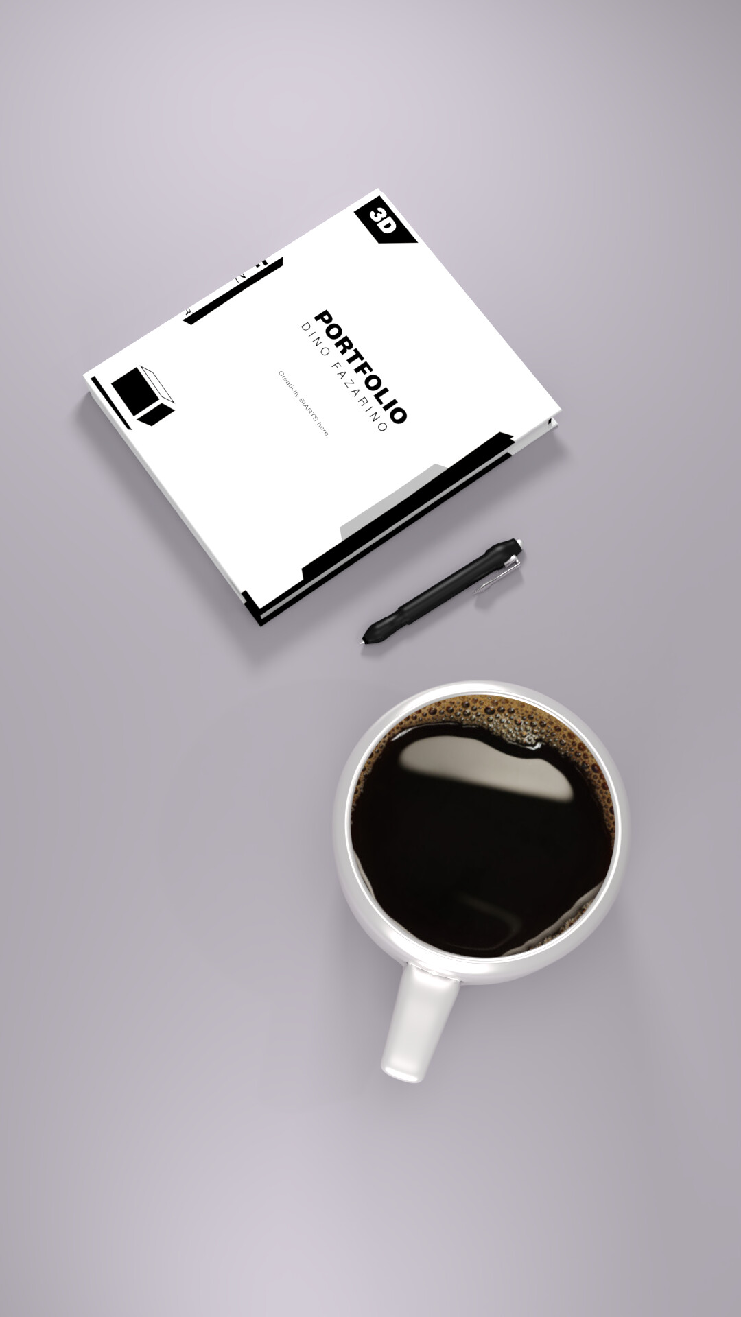 ArtStation - Book, pen, & coffee