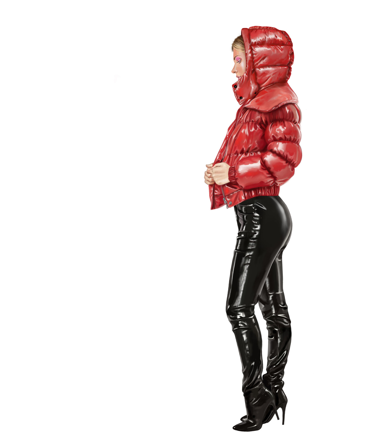 ArtStation - Shiny girl