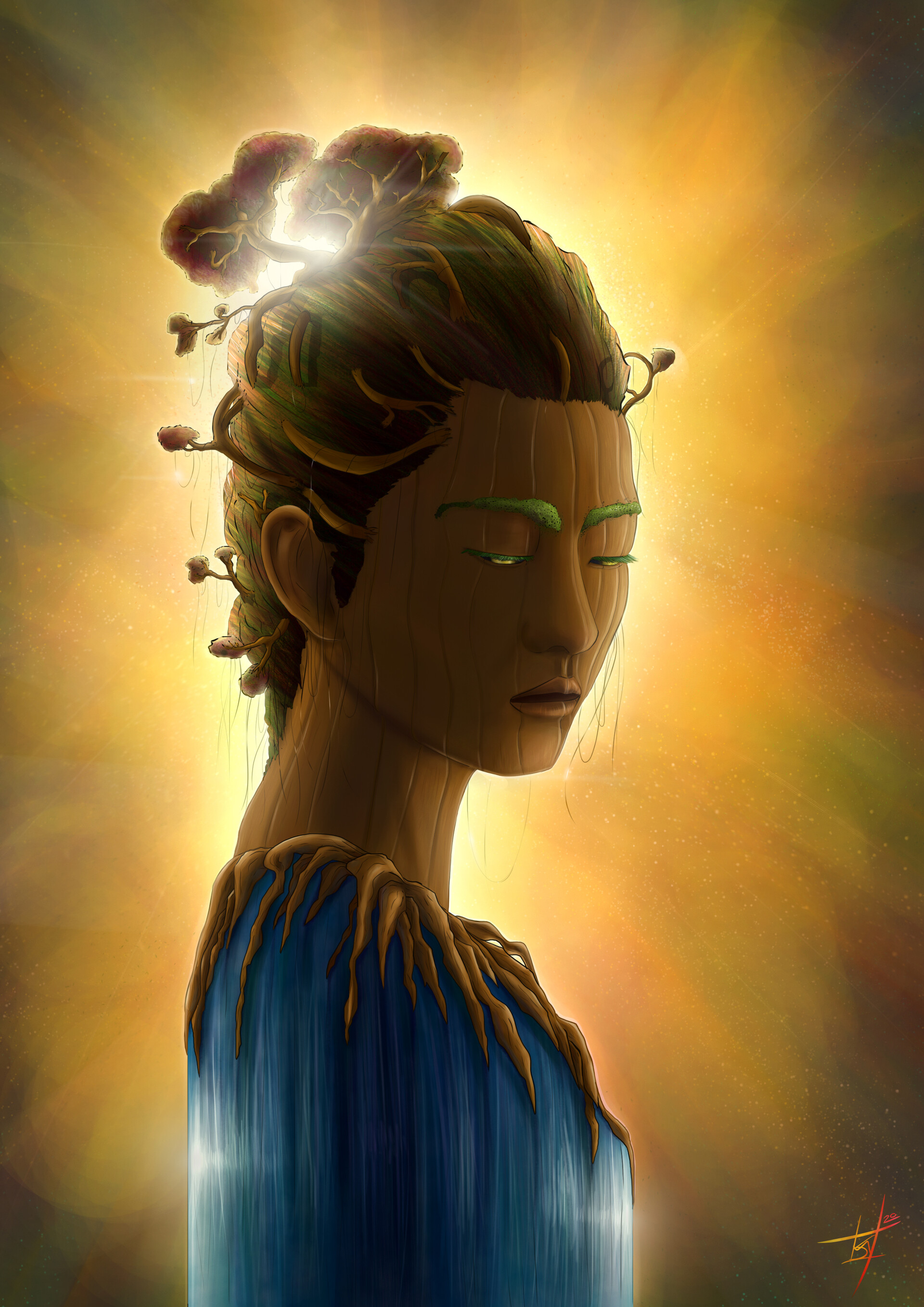 ArtStation - The face of Gaia