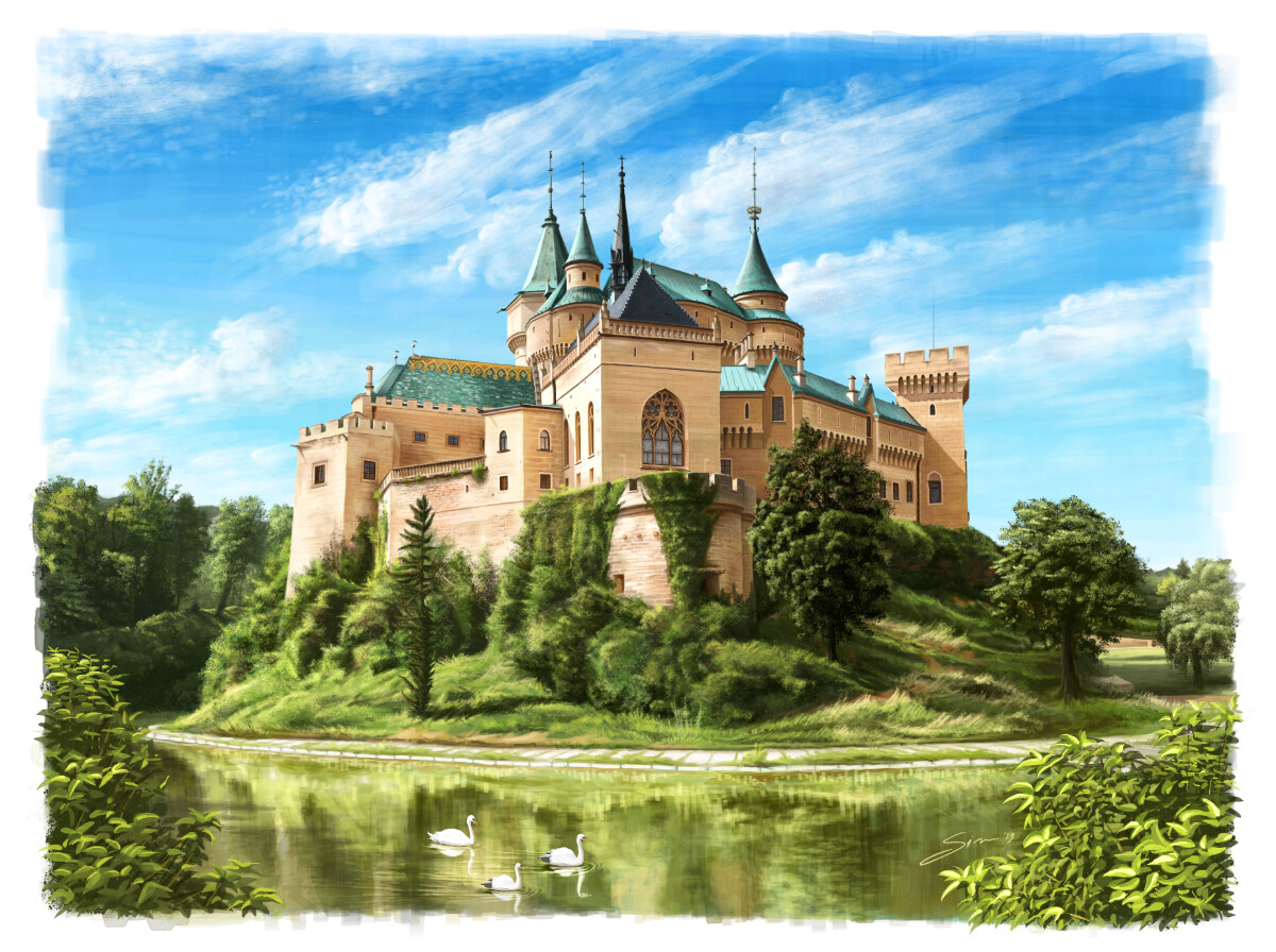 ArtStation - Bojnice Castle