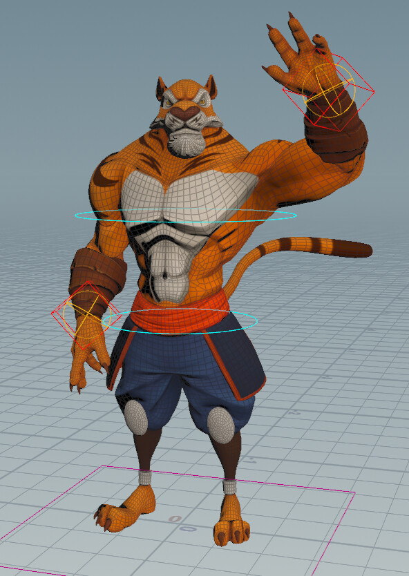 ArtStation - Tiger Rig