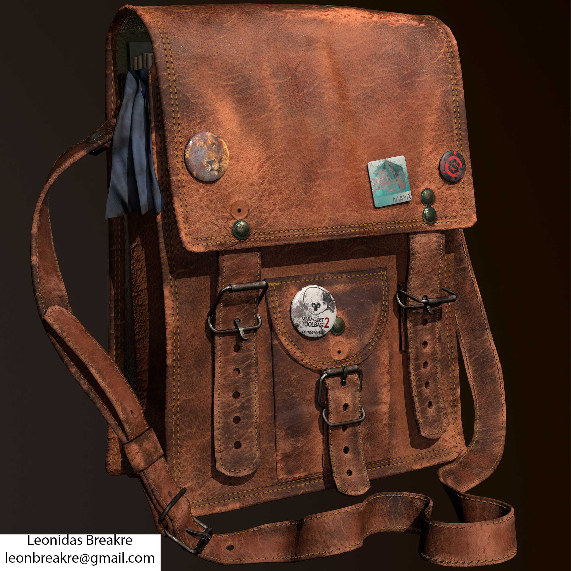 ArtStation - School Bag