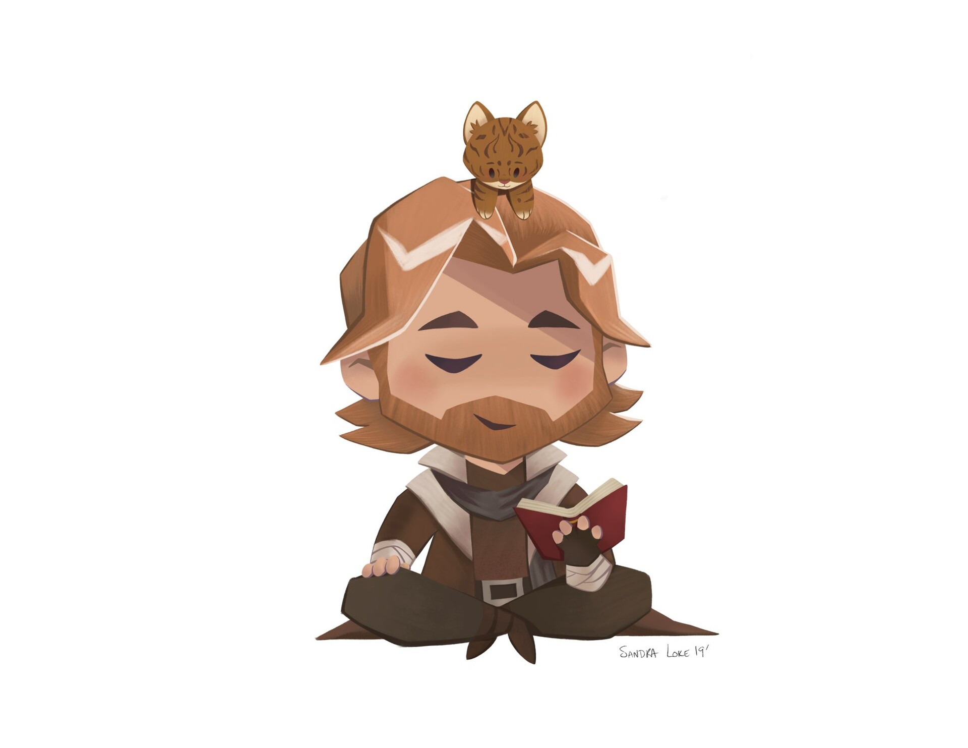 Sandra Loke - Caleb and Frumpkin from Critical Role