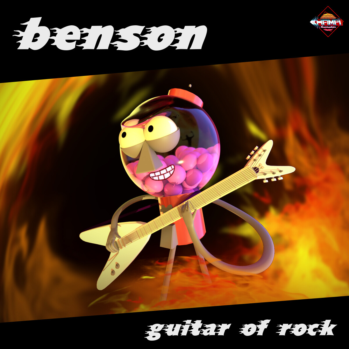 ArtStation - Benson on fire