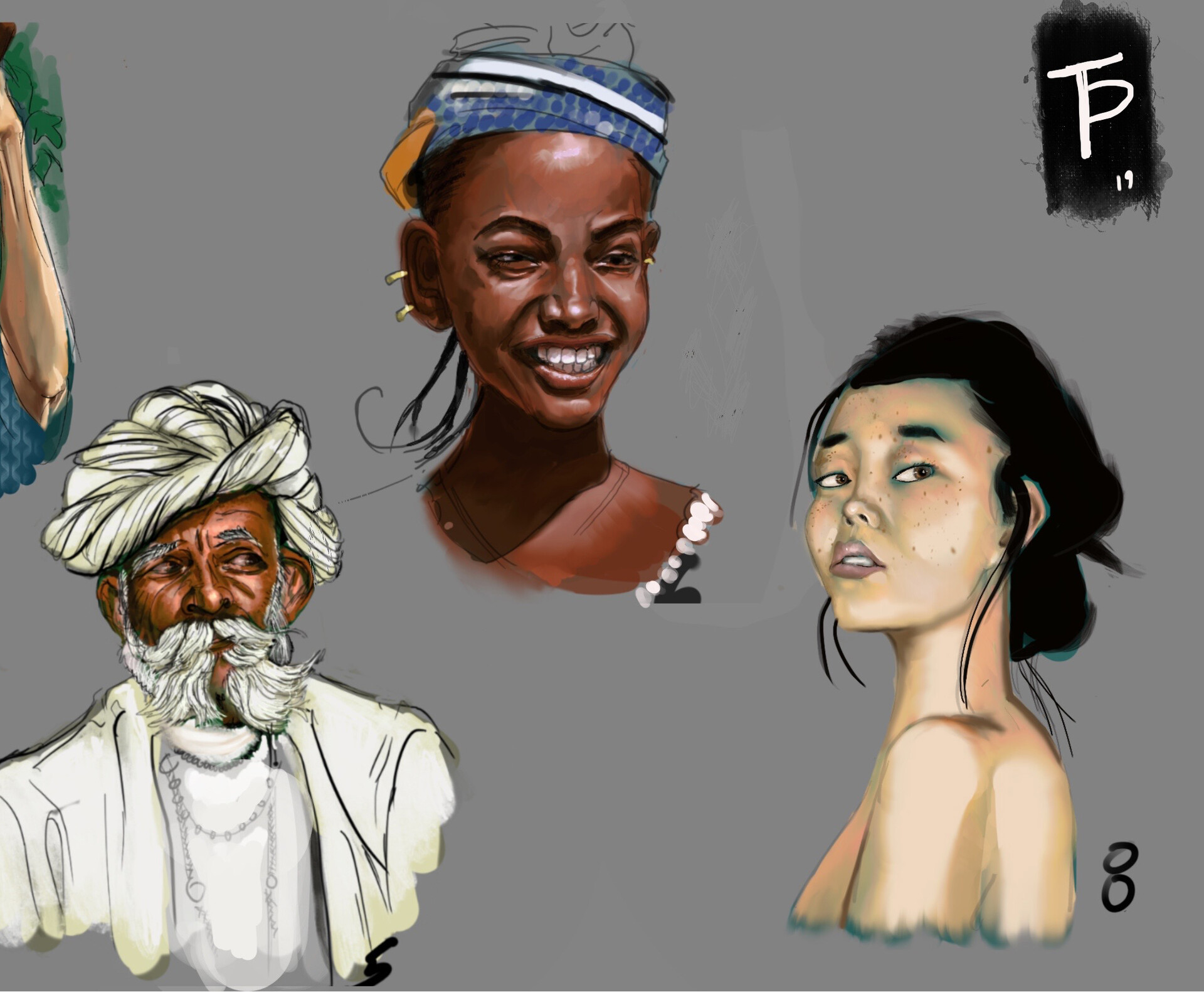 ArtStation - hundred heads challenge