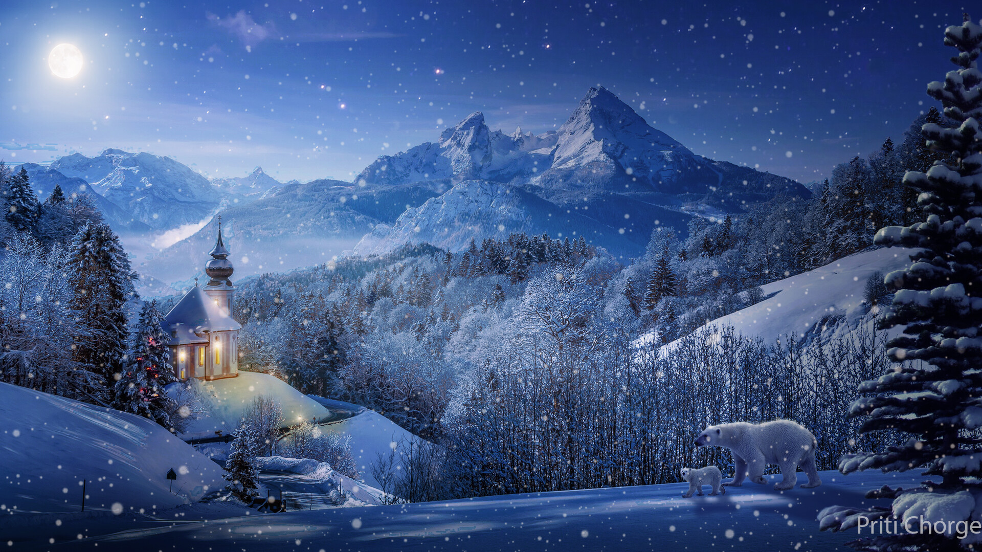 ArtStation - winter-landscape