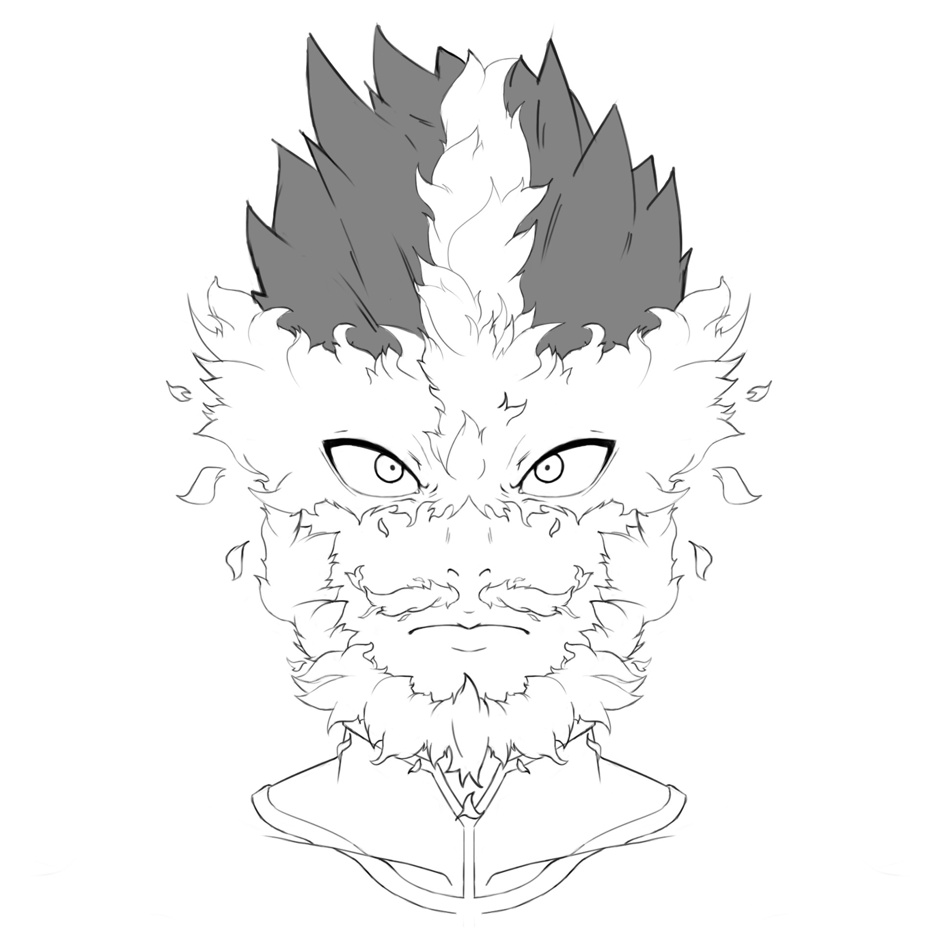 ArtStation - Endeavor Sketch (MHA)