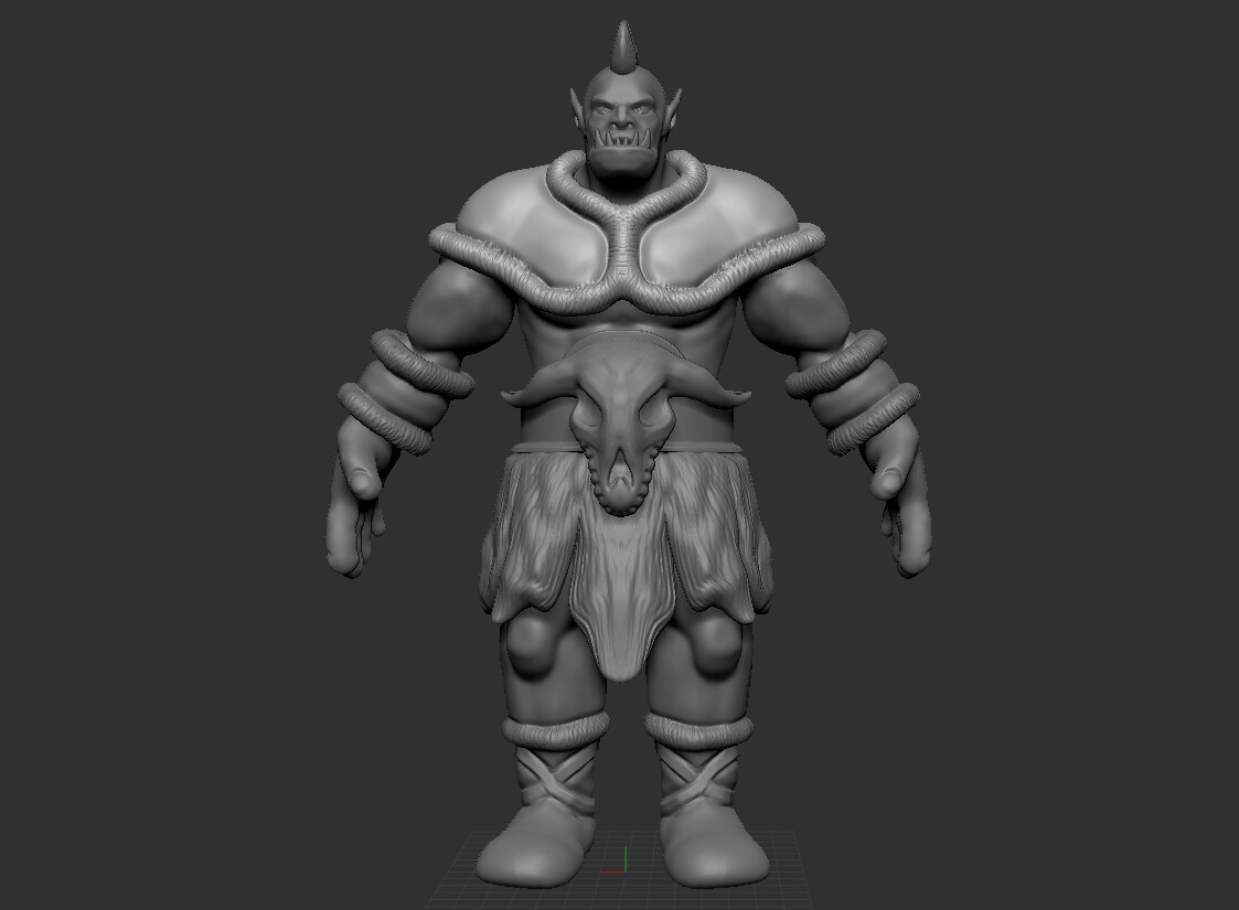 ArtStation - Orc Warrior