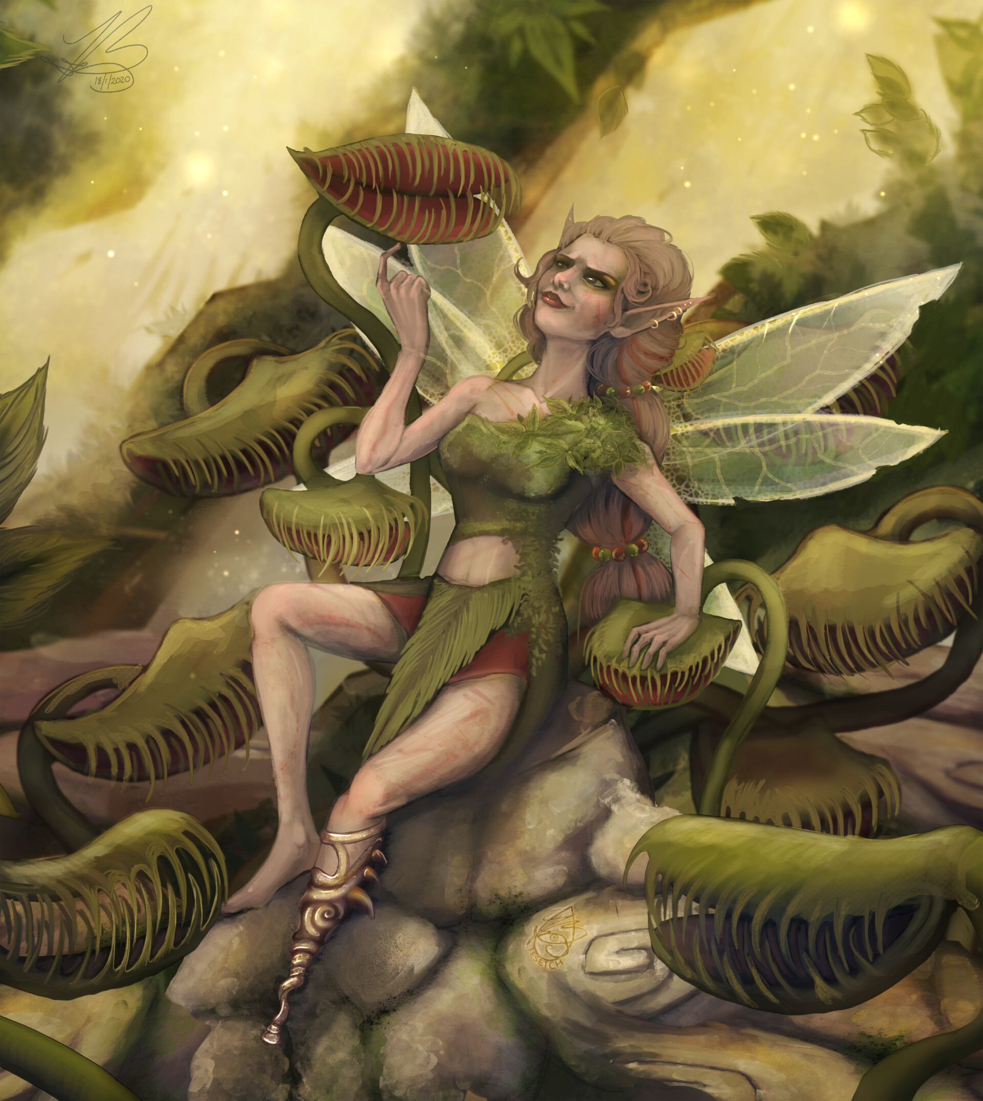 ArtStation - Venus Fly Fairy