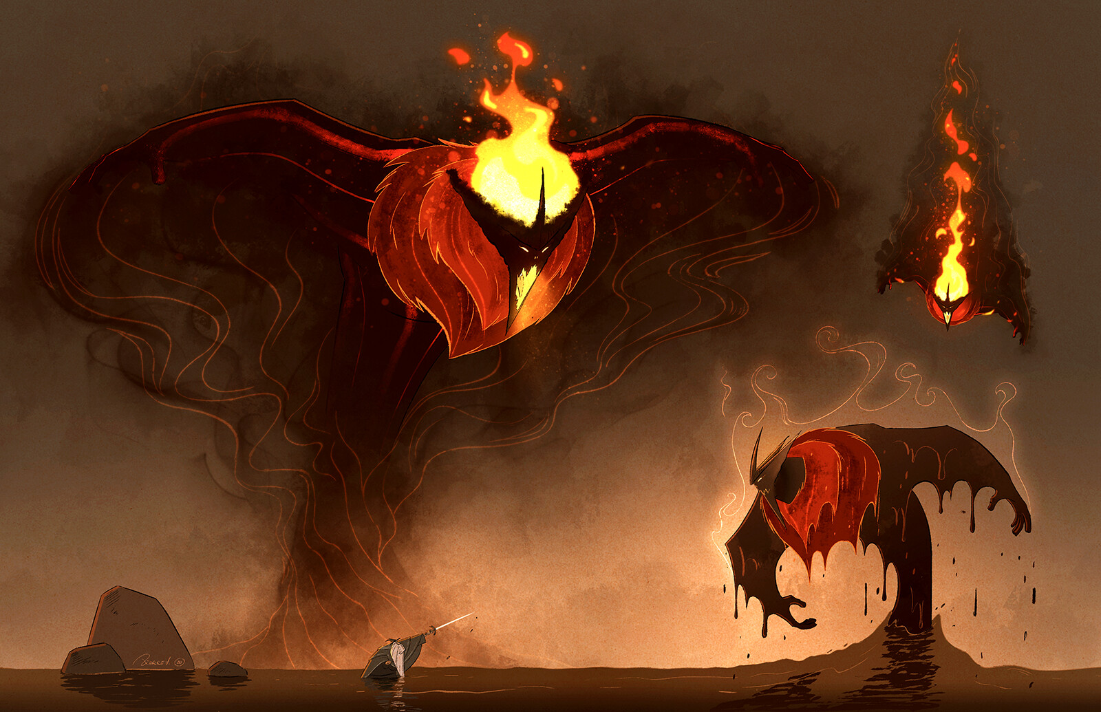 Pierre Vanderweerd - Balrog - Poses