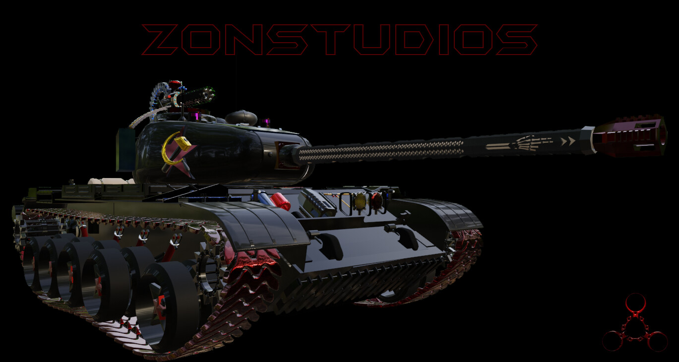 ArtStation - t44 main battle tank