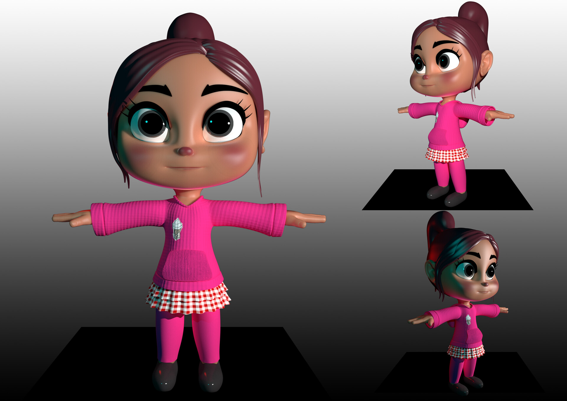 Little Girl Wreck It Ralph Characters