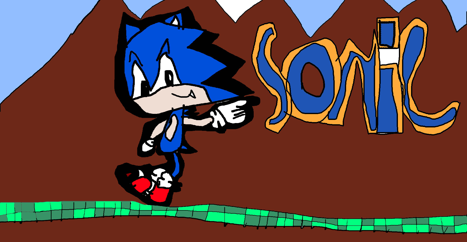 ArtStation - sonic drawing