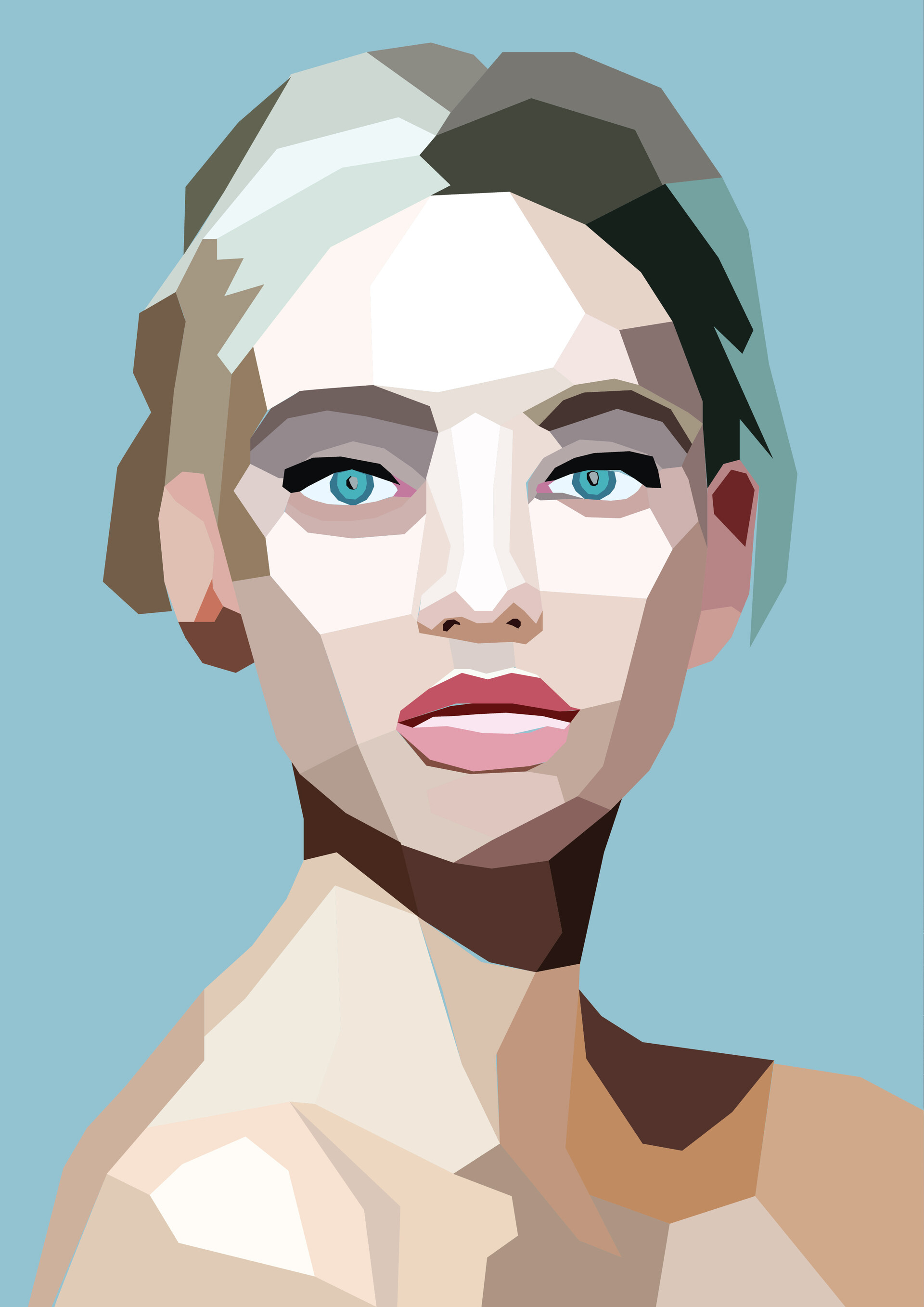 ArtStation - LOW POLY Portrait