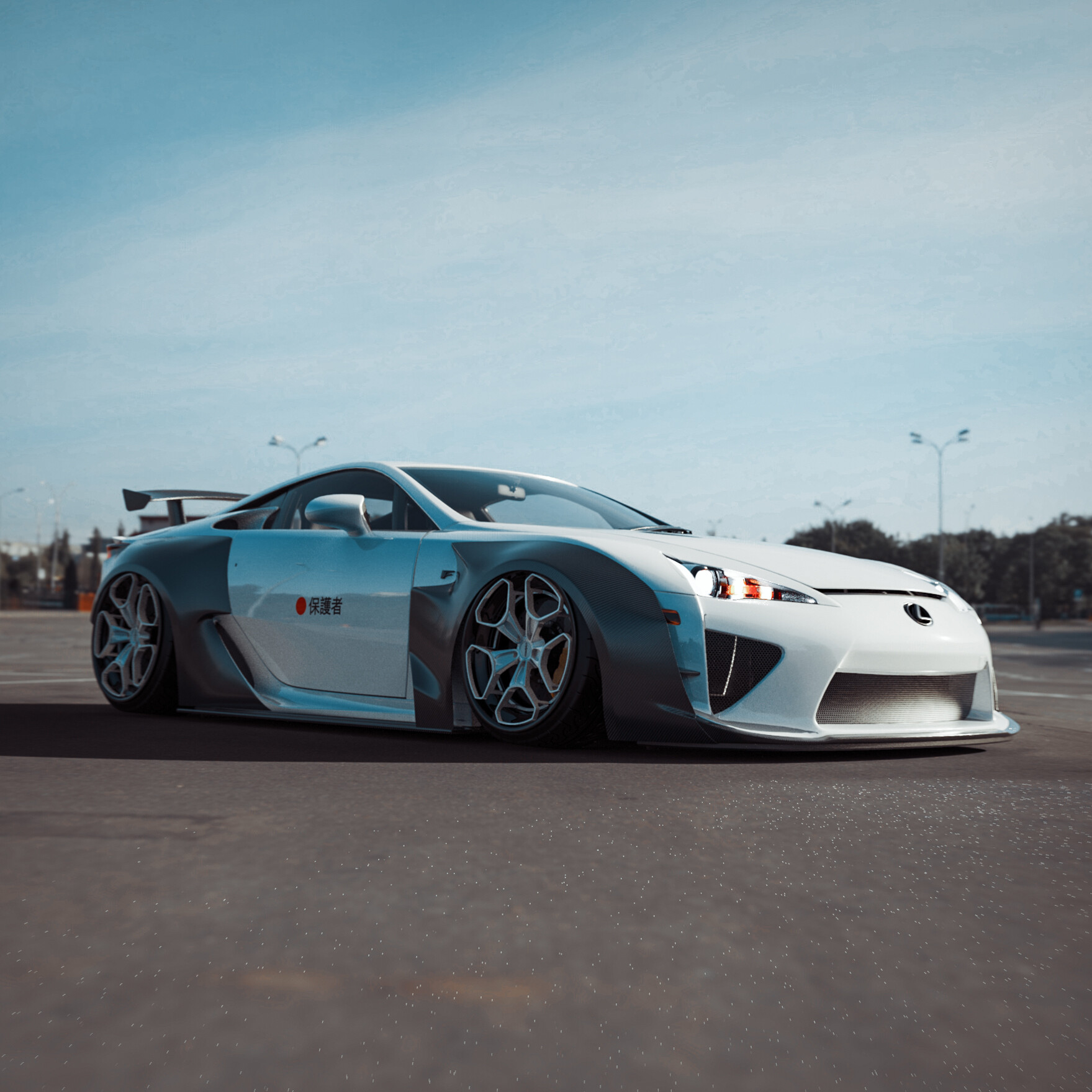 ArtStation - GUARDIAN - Widebody Lexus LFA