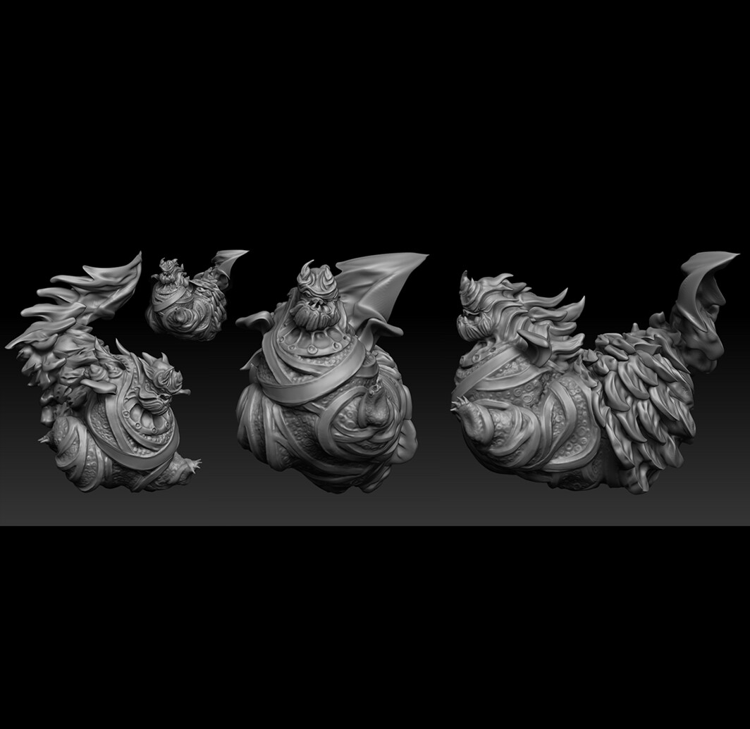 ArtStation - Fat dragon