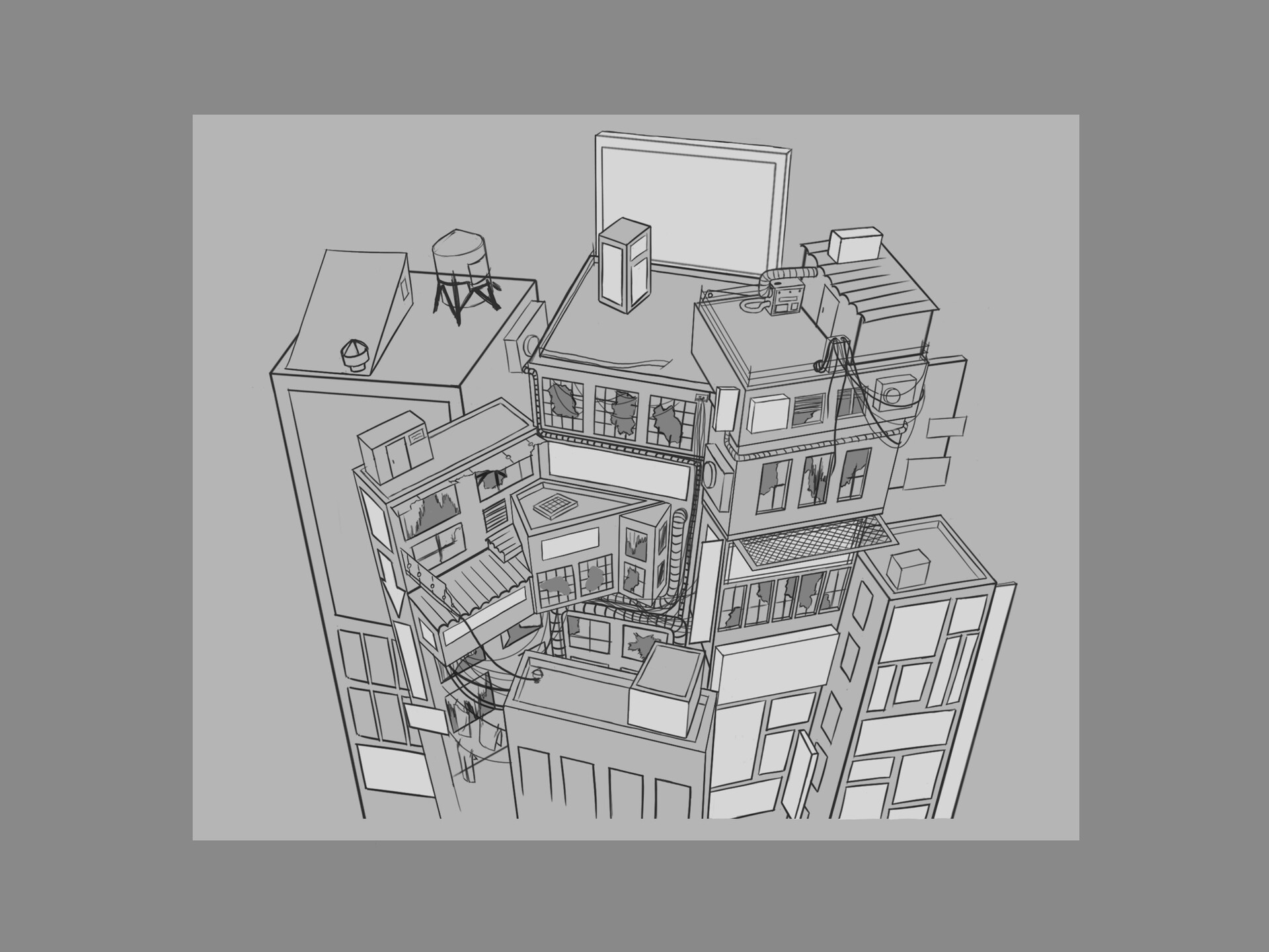 ArtStation - Video Game Layout